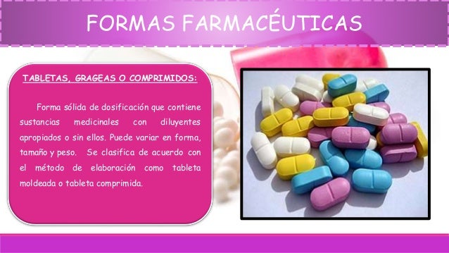 Posologia y formas farmaceuticas