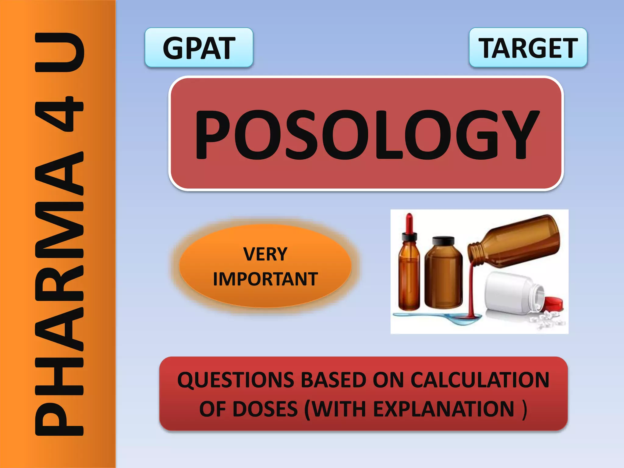 Posology | PPTX | Chemistry | Science