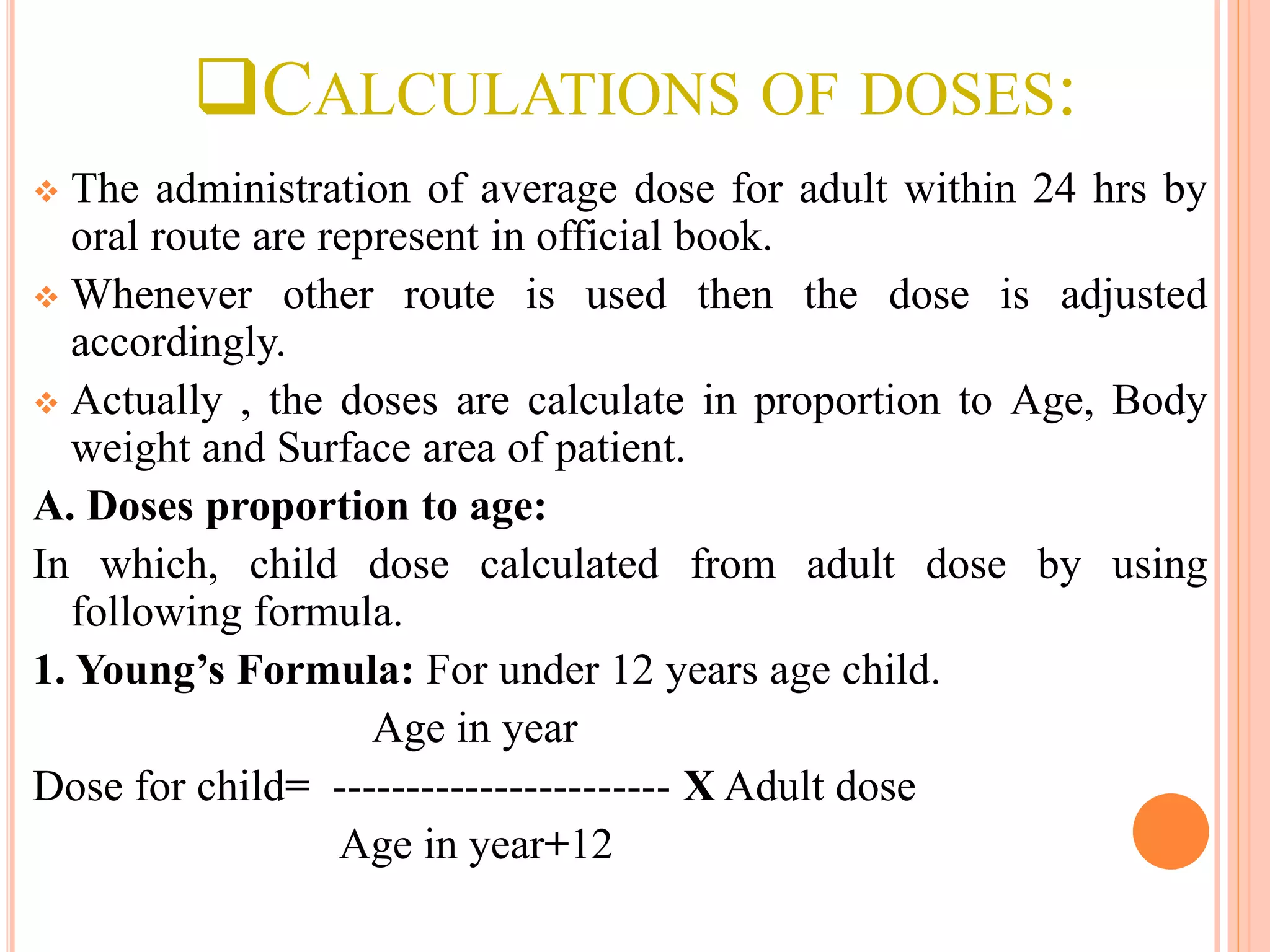 Posology | PPTX | Endocrine and Metabolic Diseases | Diseases and ...