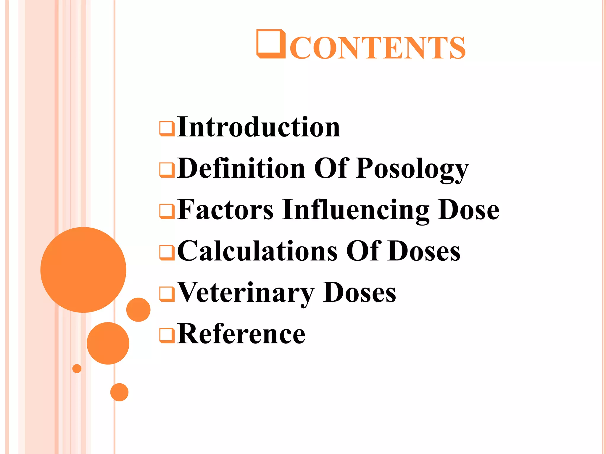 Posology | PPTX | Endocrine and Metabolic Diseases | Diseases and ...