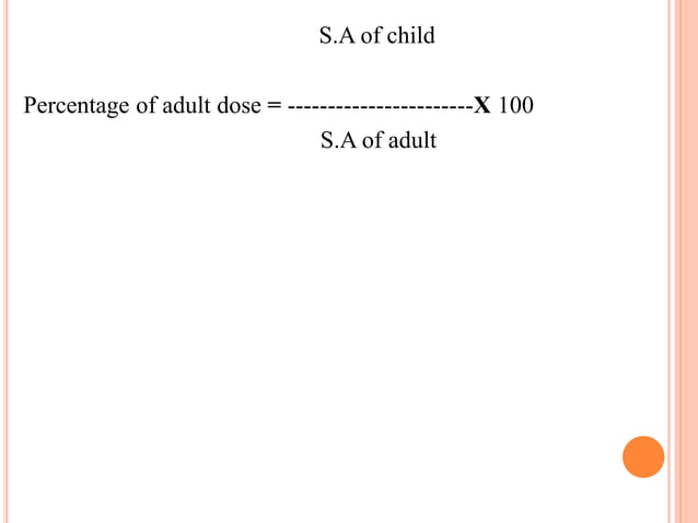 Posology | PPTX | Endocrine and Metabolic Diseases | Diseases and ...