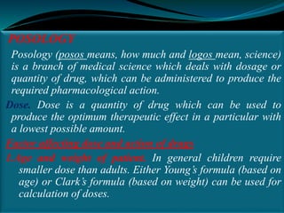 Posology | PPT