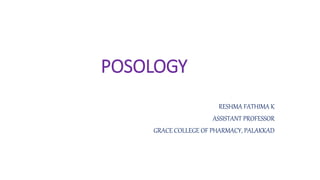 Posology | PPTX
