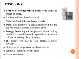 Posology | PPTX