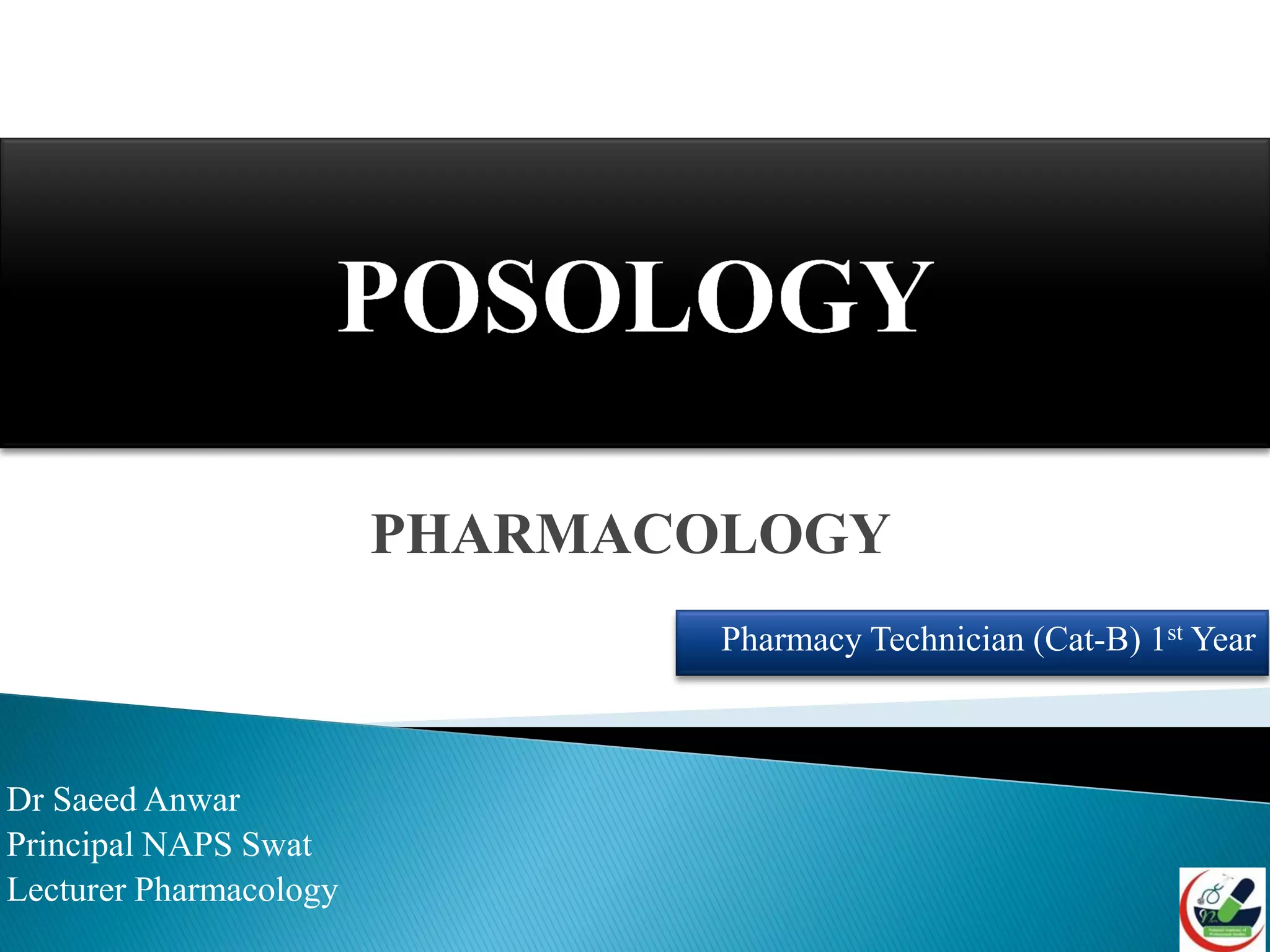 Posology pdf | PPT
