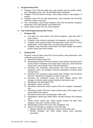 Pos pas 2021 2022 | PDF