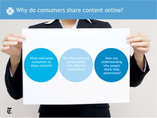 The Psychology of Sharing: Why do People Share Online? | PDF