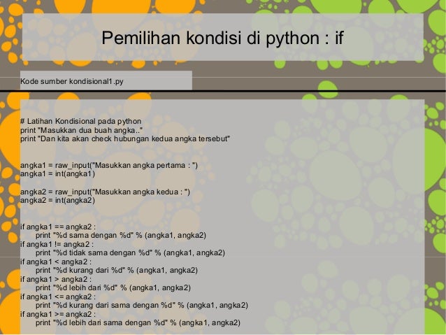 Pelatihan Python Dasar Part 1 - POSS UPI