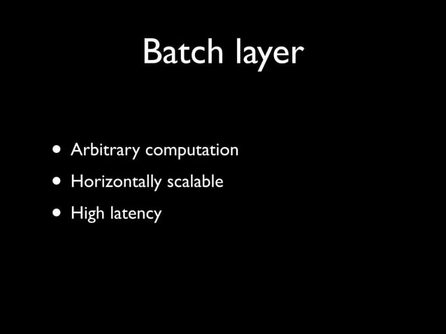 The Secrets of Building Realtime Big Data Systems | PPT