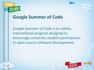 Google Summer of Code | PPT