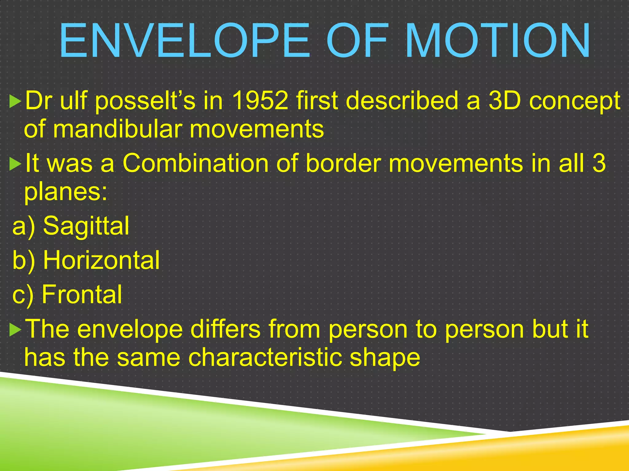 Posselt’s envelope | PPTX