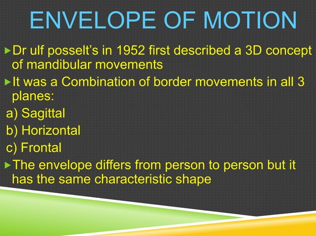 Posselt’s envelope | PPTX