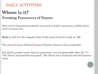 possesive of nouns and family members.pptx