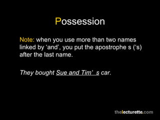 Possession | PPT