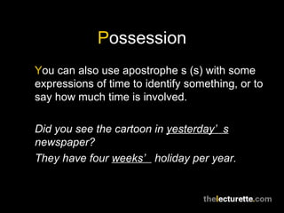 Possession | PPT