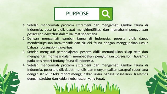 POSSESSION HAVE or HAS ABOUT ANIMAL.pptx