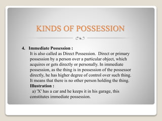 Possession jurisprudence | PPTX