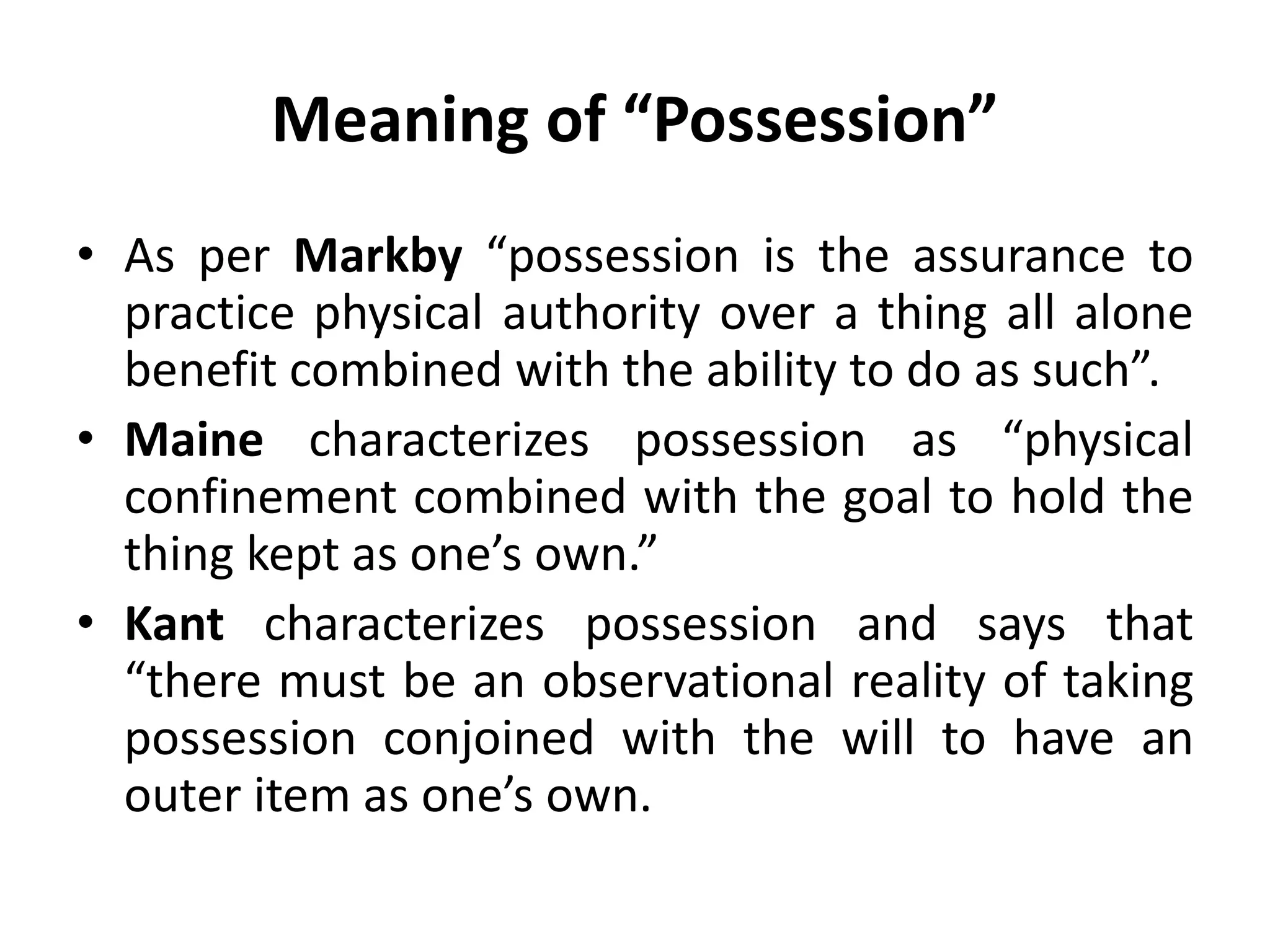 Possession & OWNERSHIP.pptx