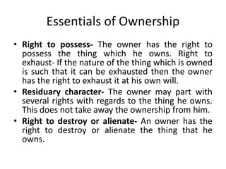 Possession & OWNERSHIP.pptx