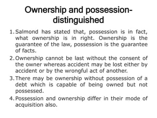 Possession & OWNERSHIP.pptx