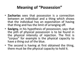 Possession & OWNERSHIP.pptx