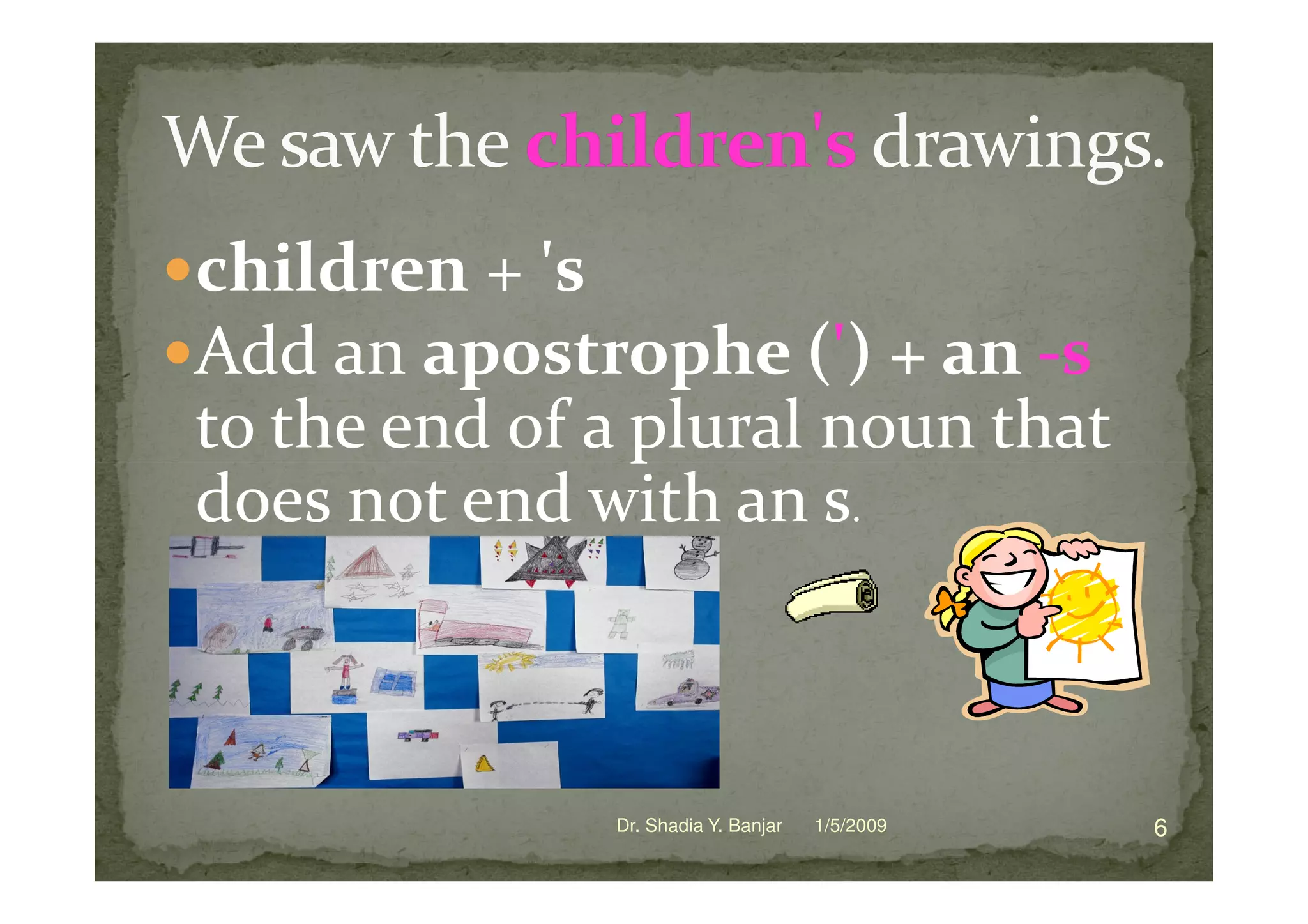 Possessive Nouns | PDF