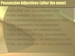 Possessive pronouns | PPT