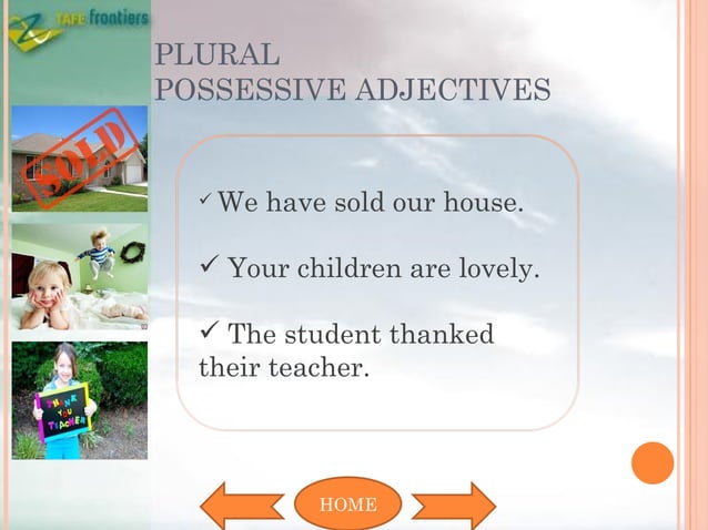 Possessive adjective | PPT
