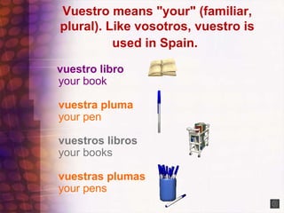 Possessive adjectives | PPT