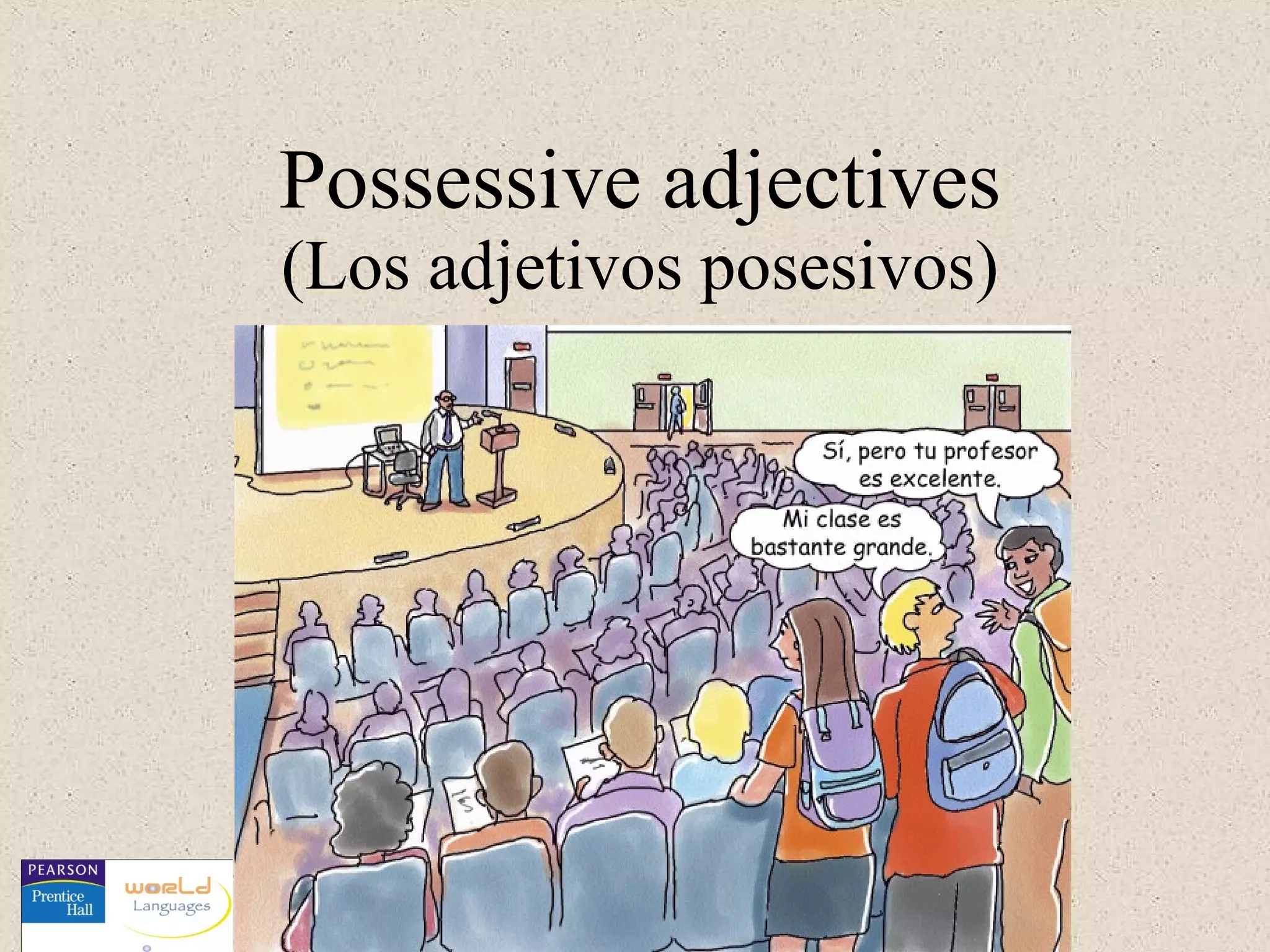 Possessive adjectives | PPT