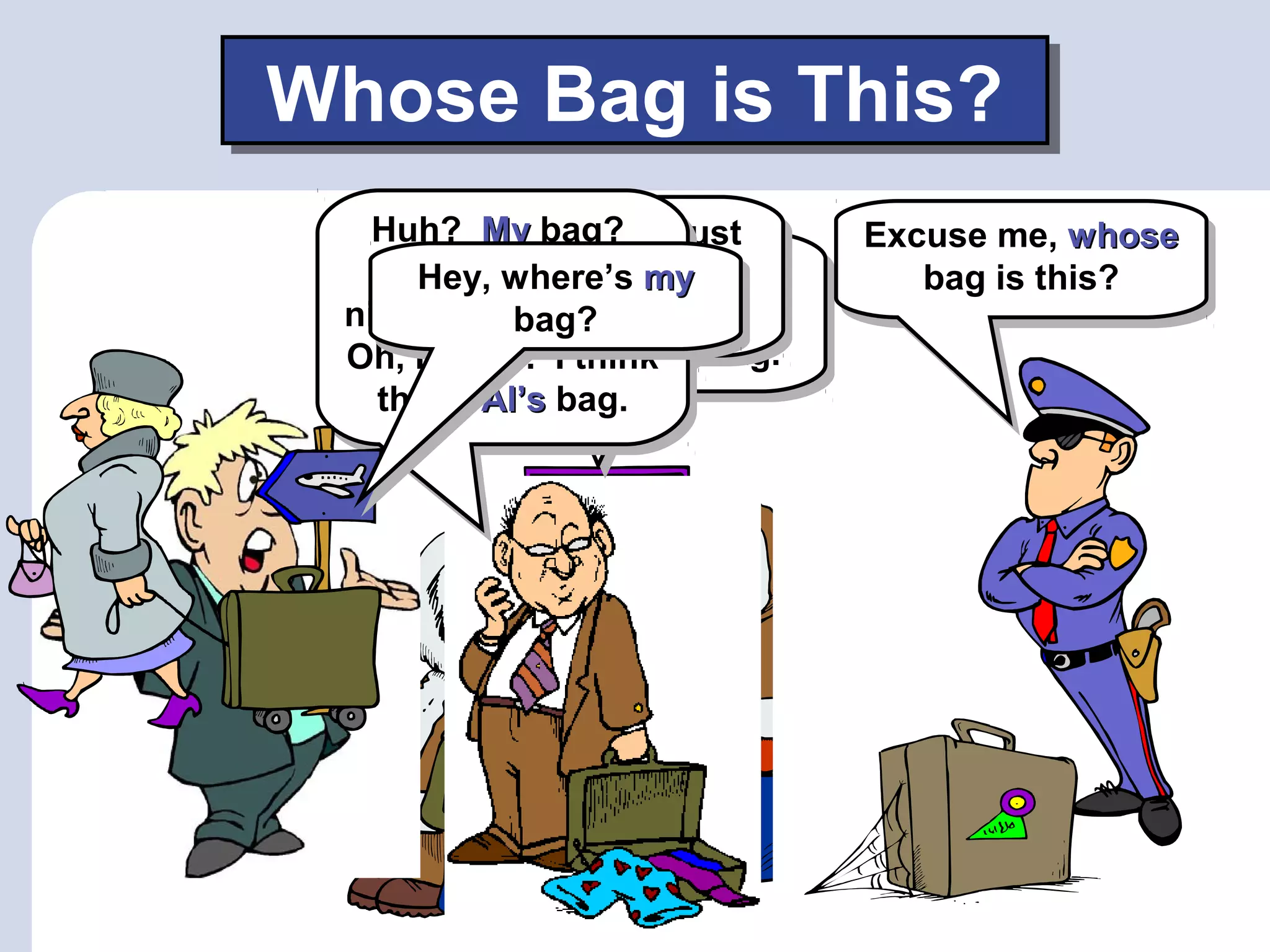 Possessive adjectives | PPS