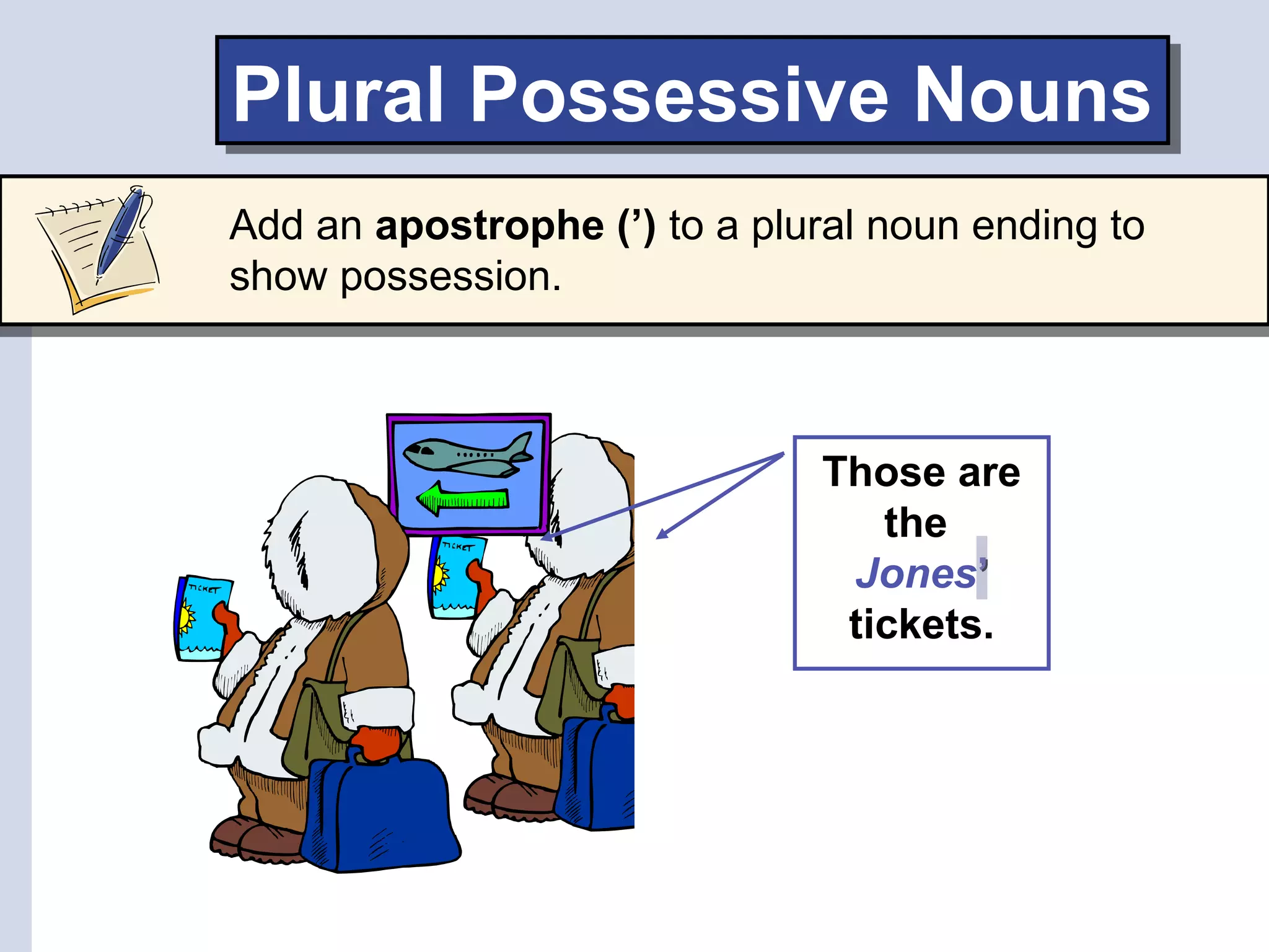 Possessive adjectives | PPS