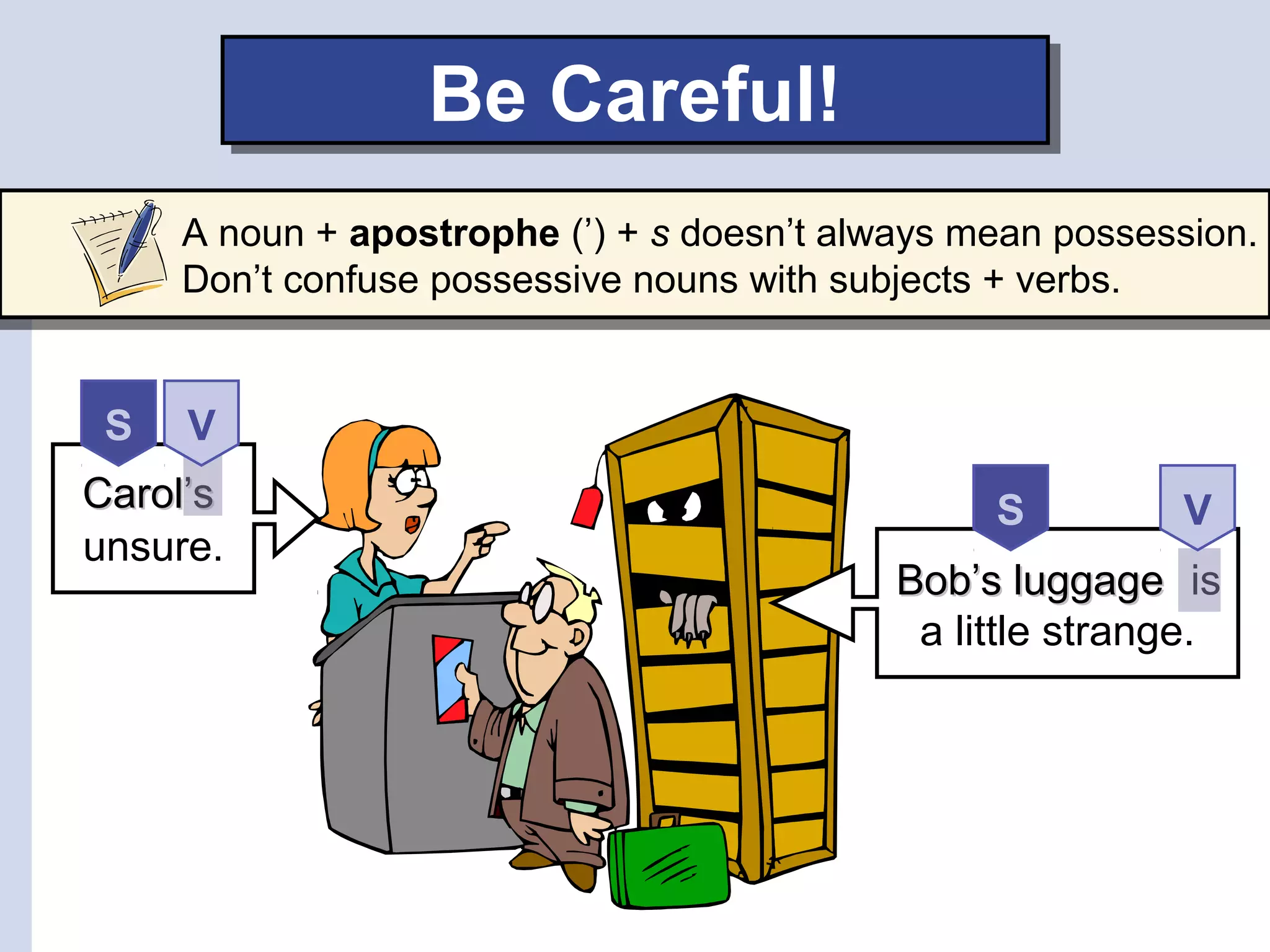 Possessive adjectives | PPS