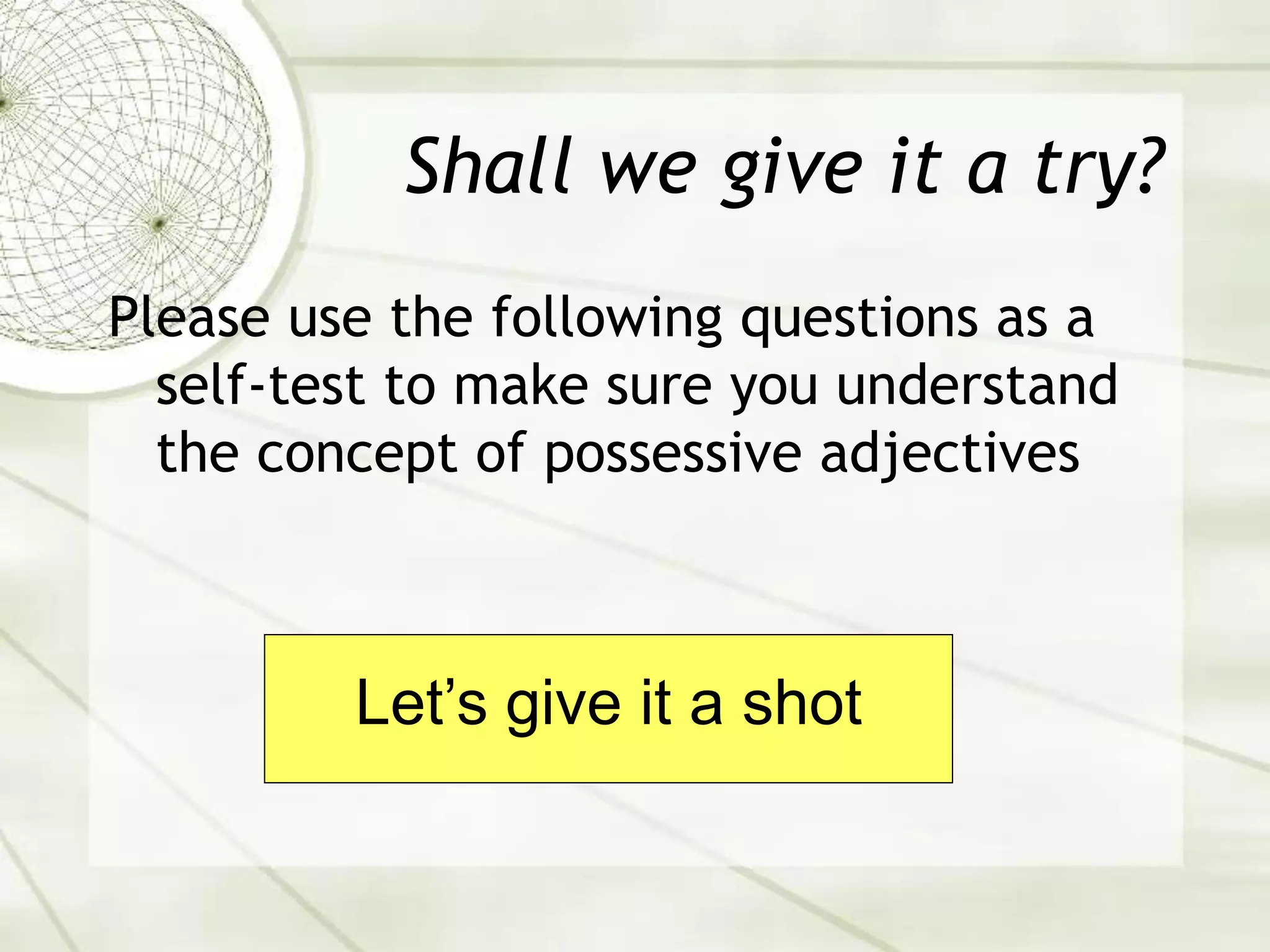 Possessive Adjectives.ppt