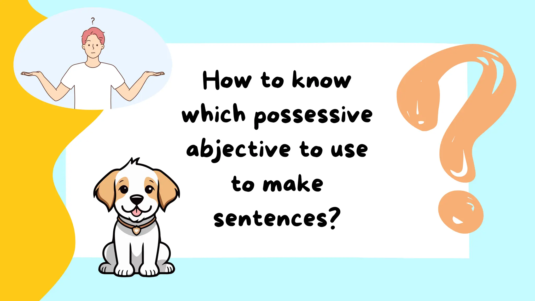 Possessive adjectives, en inglés con todos | PDF