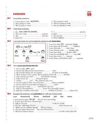 Possessive adjectives tarea | PDF