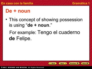 Possessive adjectives short and long | PPT