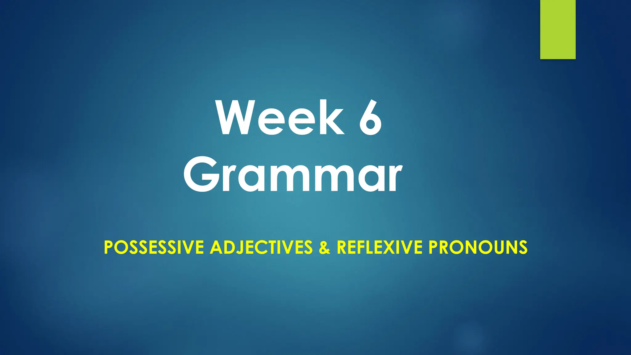 Possessive adj & reflexive pronouns .pptx