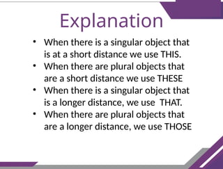 POSSESSIVE AND OBJECTIVE PRONOUNS ENGLISH | PPTX
