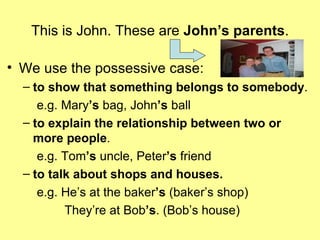 Possessive case | PPT