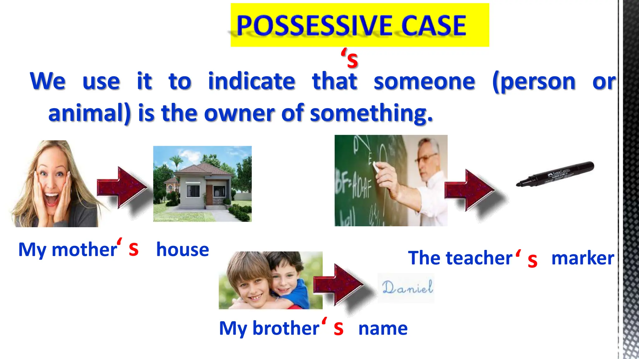 POSSESSIVE CASE 2023 lima Perú unjfsc 2023 | PPT | Celebrity Families ...
