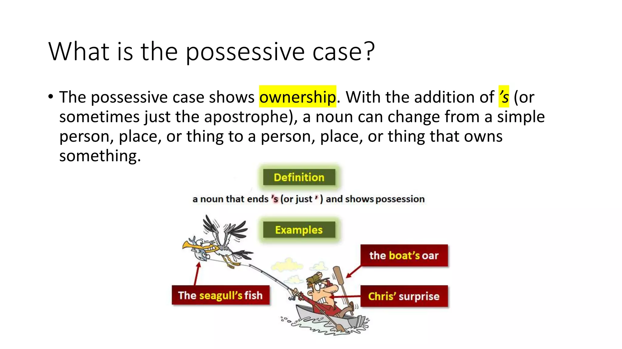 Possessive case (‘s).pptx
