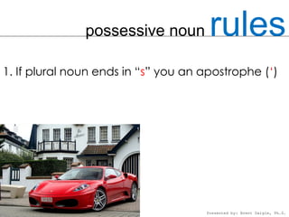 Possessive Nouns | PDF