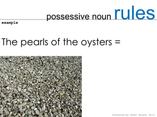 Possessive Nouns | PDF