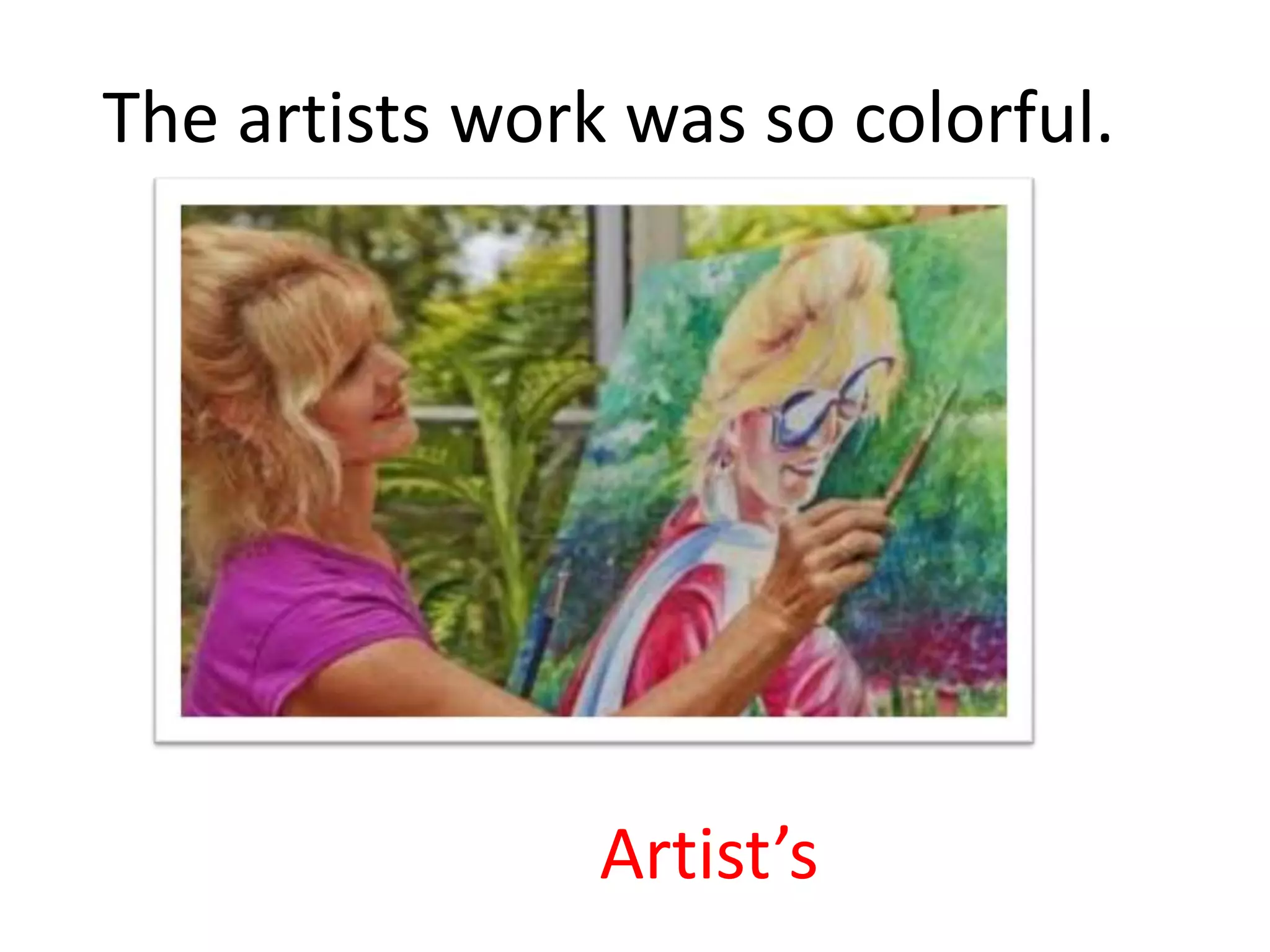 Possessive Nouns- Unit 2 | PPT