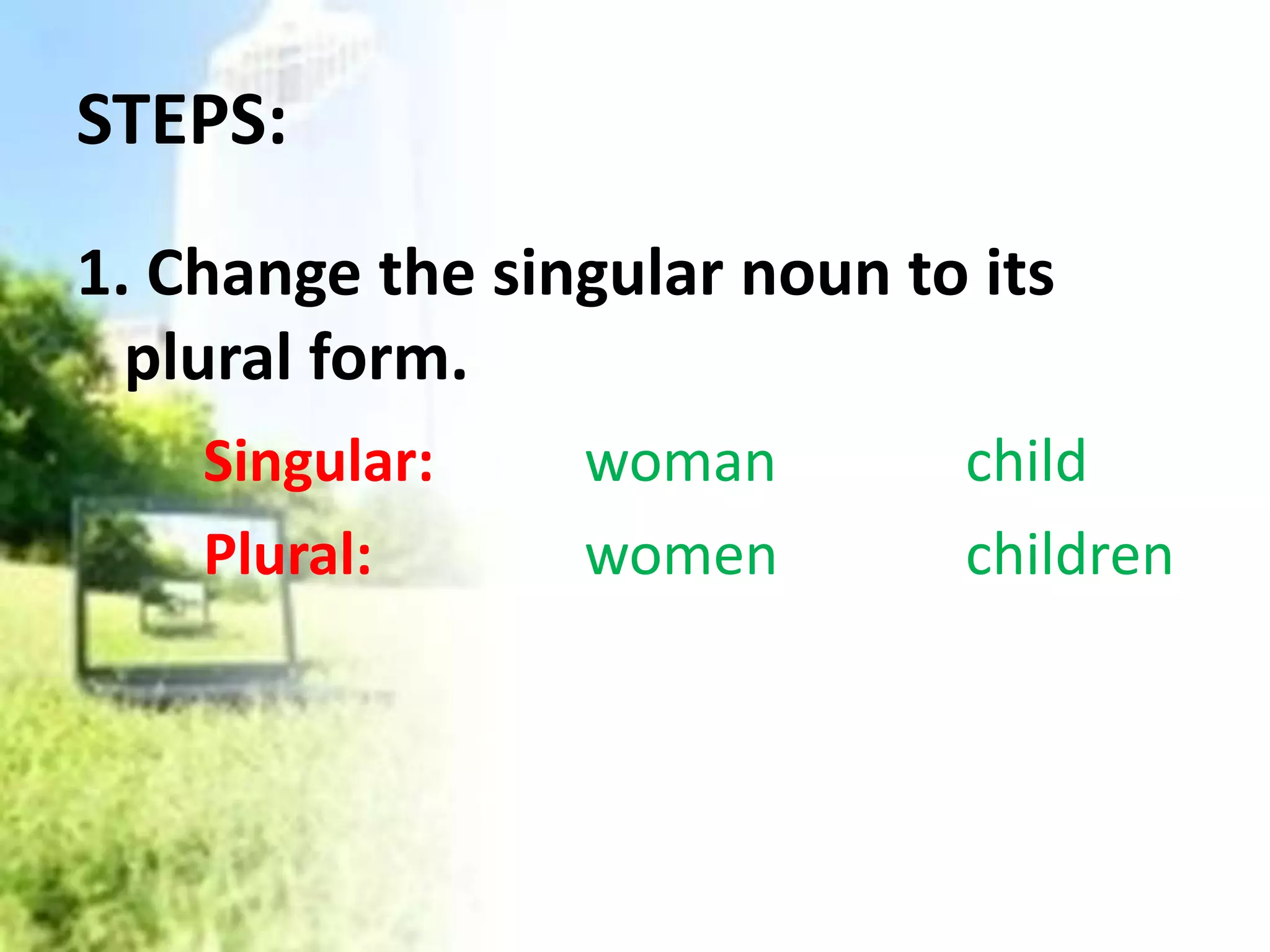 Possessive Nouns PPT | PPTX