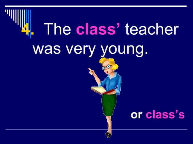 Possessive nouns ppt