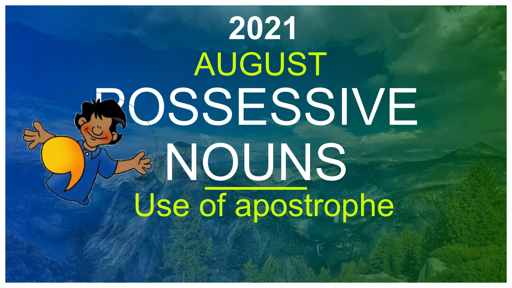 Possessive Nouns ppt | PPTX