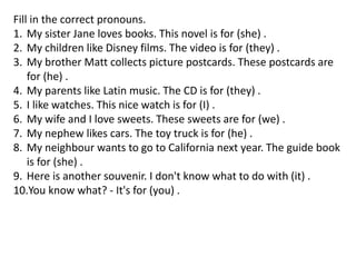 Possessive pronoun | PPTX