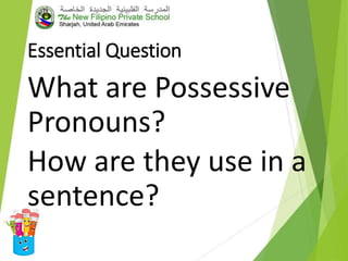 Possessive Pronoun.pptx | Education